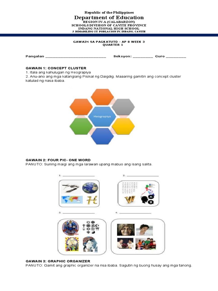 Week 3 Activity AP 8 Quarter 1 | PDF