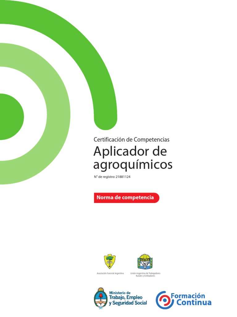 APLICADOR DE AGROQUÍMICO-Diseño Curricular | PDF | Ciencias de la Tierra