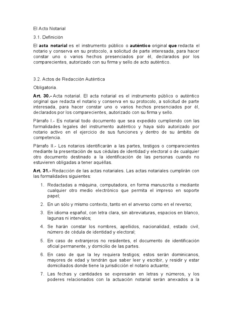 El Acto Notarial | PDF | Justicia | Crimen y violencia