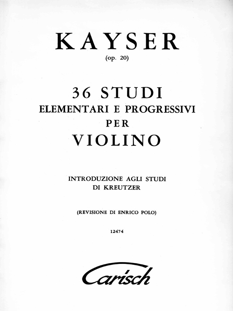 Kayser - 36 Studi | PDF