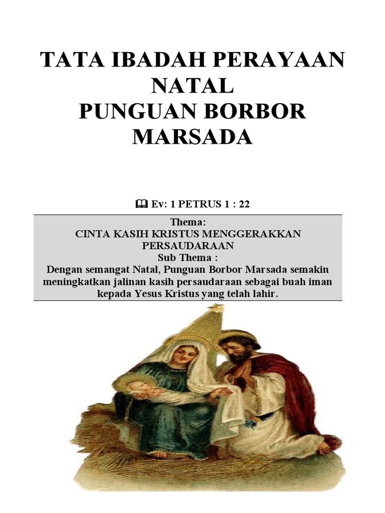 Acara Natal Borbor | PDF