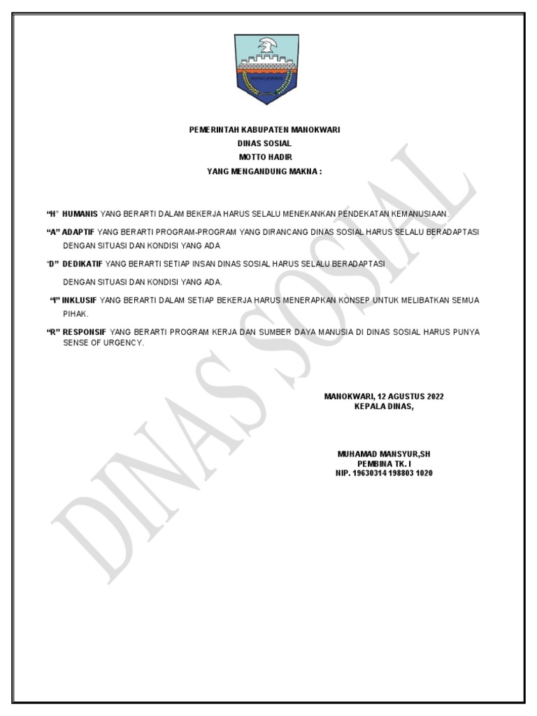 Motto Dinsos (5) Ok | PDF