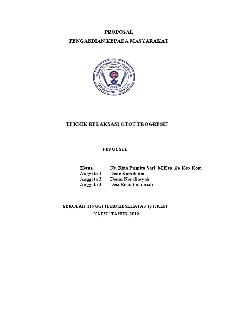 Proposal Oto Progresif 2 | PDF | Kesehatan Holistik | Sains & Matematika