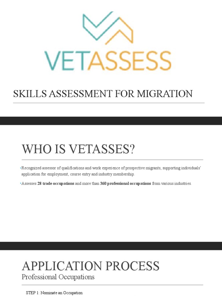 VETASSESS Presentation | PDF | Identity Document | Employment