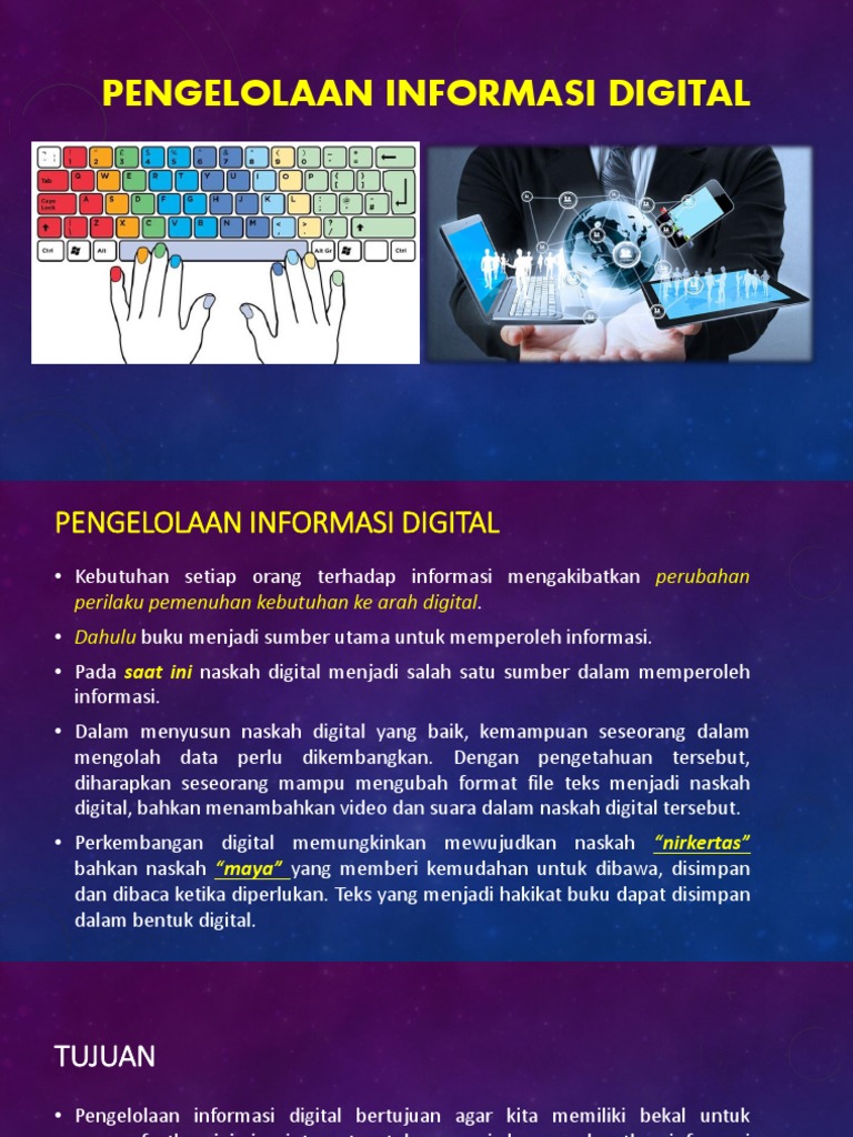 Pengelolaan Informasi Digital Efektif | PDF
