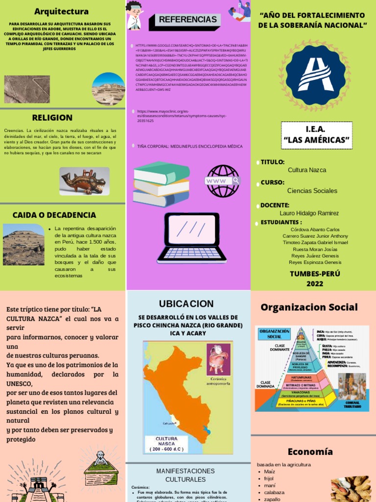 Triptico Cultura Nazca | PDF Triptico Cultura Nazca | PDF