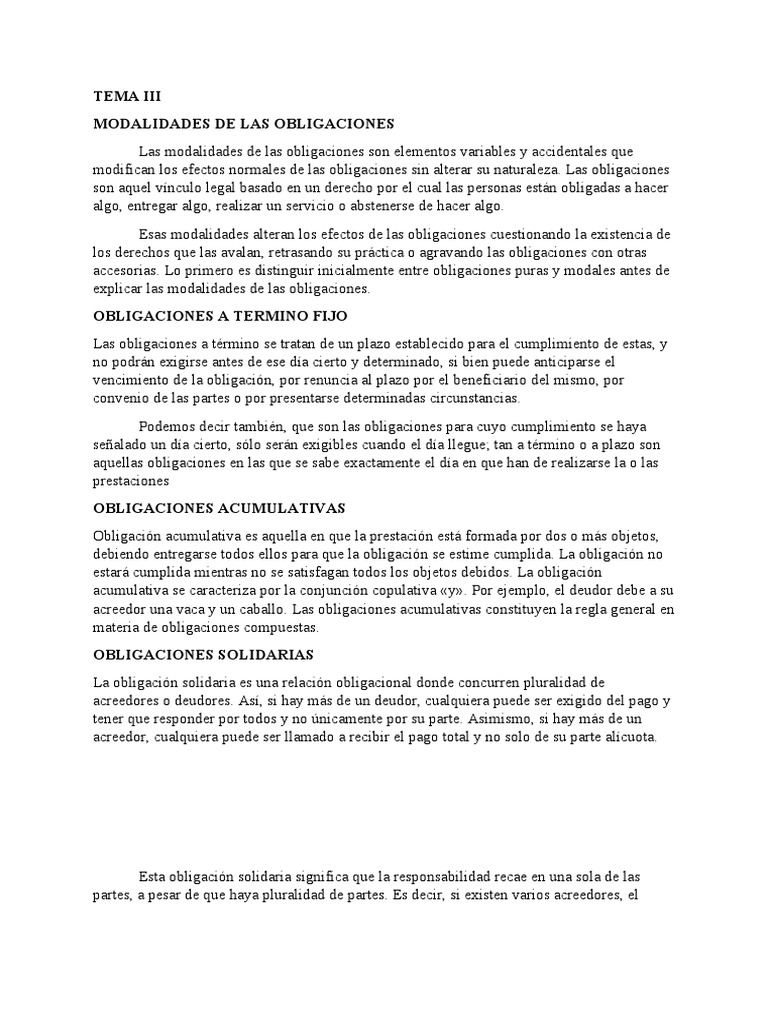 Tema Iii | PDF | Pagos | Justicia