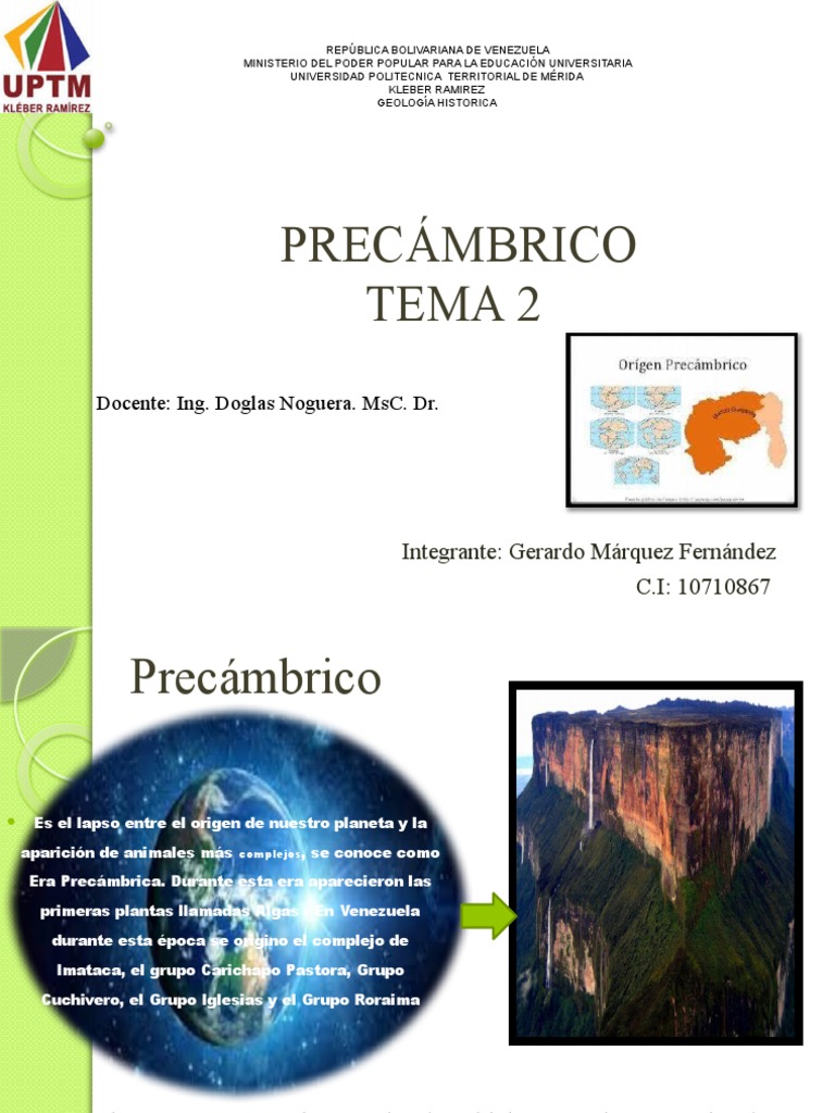 PRESENTACION_TEMA 2 GERARDO MÁRQUEZ | PDF | Andes | Venezuela