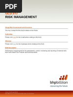 BHP Risk Management Framework Overview | PDF | Risk | Risk Management