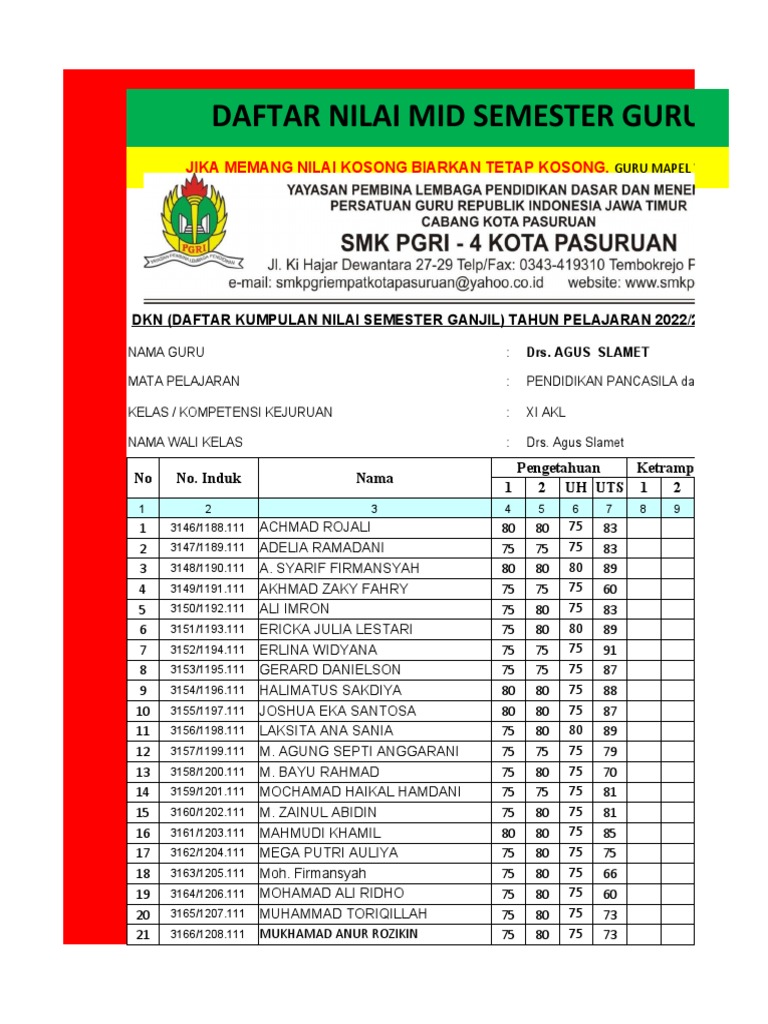 DKN PPKN Kelas XI | PDF