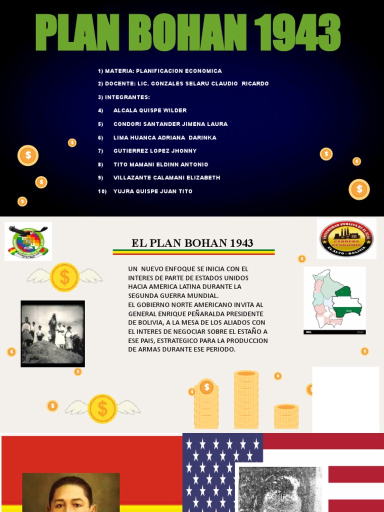 plan bohan lunes | PDF | Bolivia | Economias