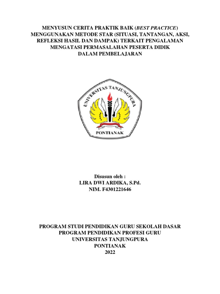 LK 3.1 Best Practice Menggunakan Metode STAR | PDF