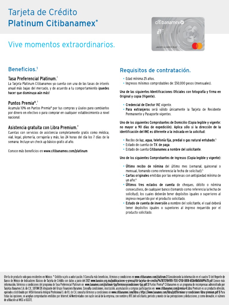 Folleto Platinum | PDF