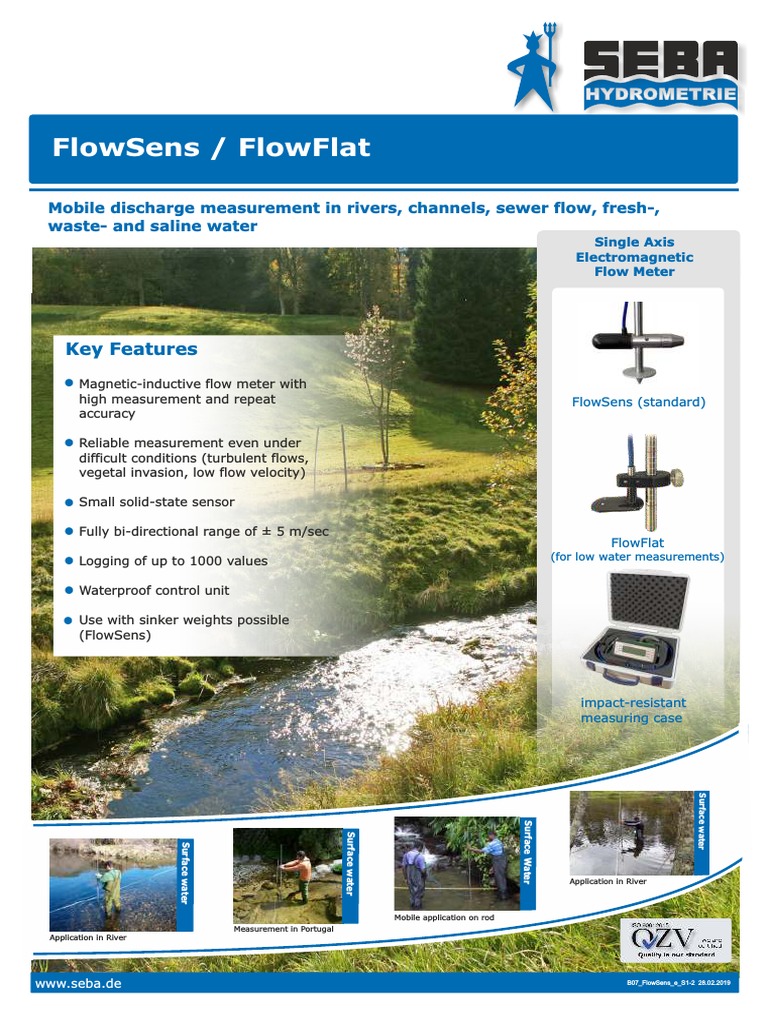 B07 FlowSens e | Download Free PDF | Flow Measurement | Accuracy And ...