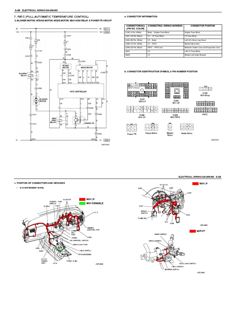 Fatc (Full Automatic Temperature Control) | PDF | Fuse (Electrical ...