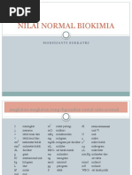 Nilai Normal Pemeriksaan Hematologi | PDF