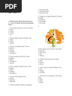 Soal Uts Kelas 1 SD Kurikulum Merdeka | PDF