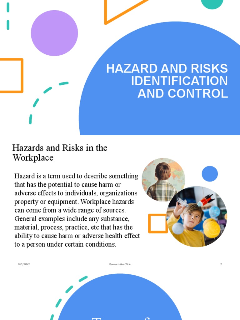 HAZARD AND RISKS IDENTIFICATION AND CONTROL | PDF | Occupational Safety ...
