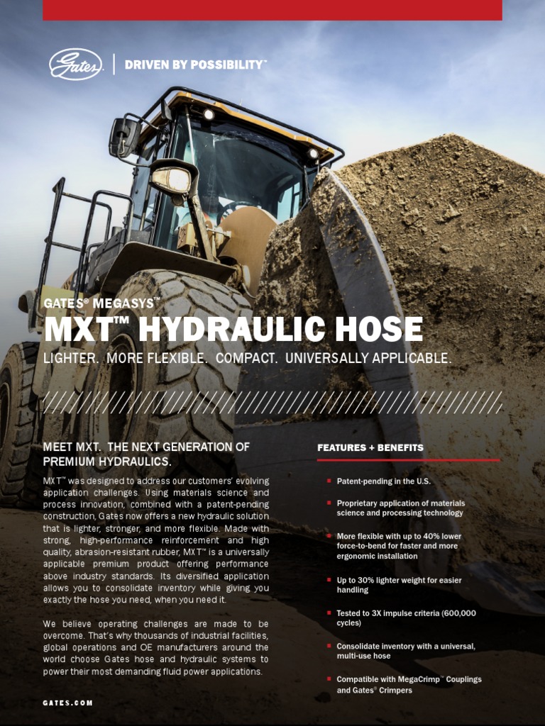 MXT Hyd Hose | PDF | Pipe (Fluid Conveyance) | Building Engineering