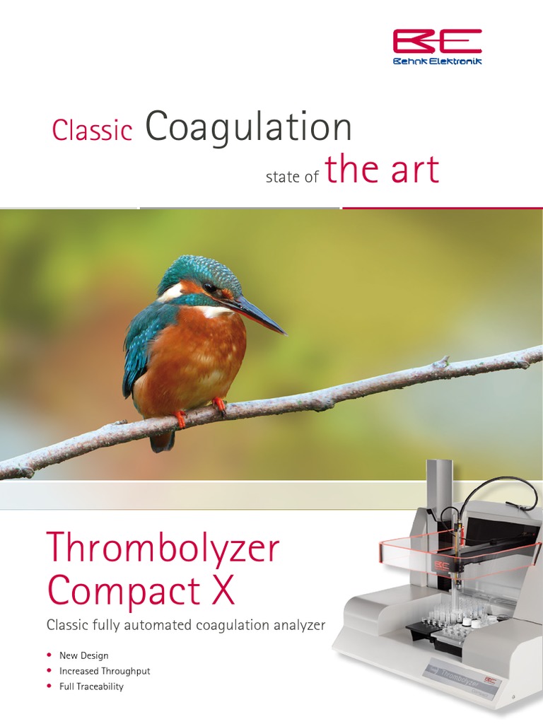 Thrombolyzer Compact X Overview | PDF | Information And Communications Technology | Computer ...