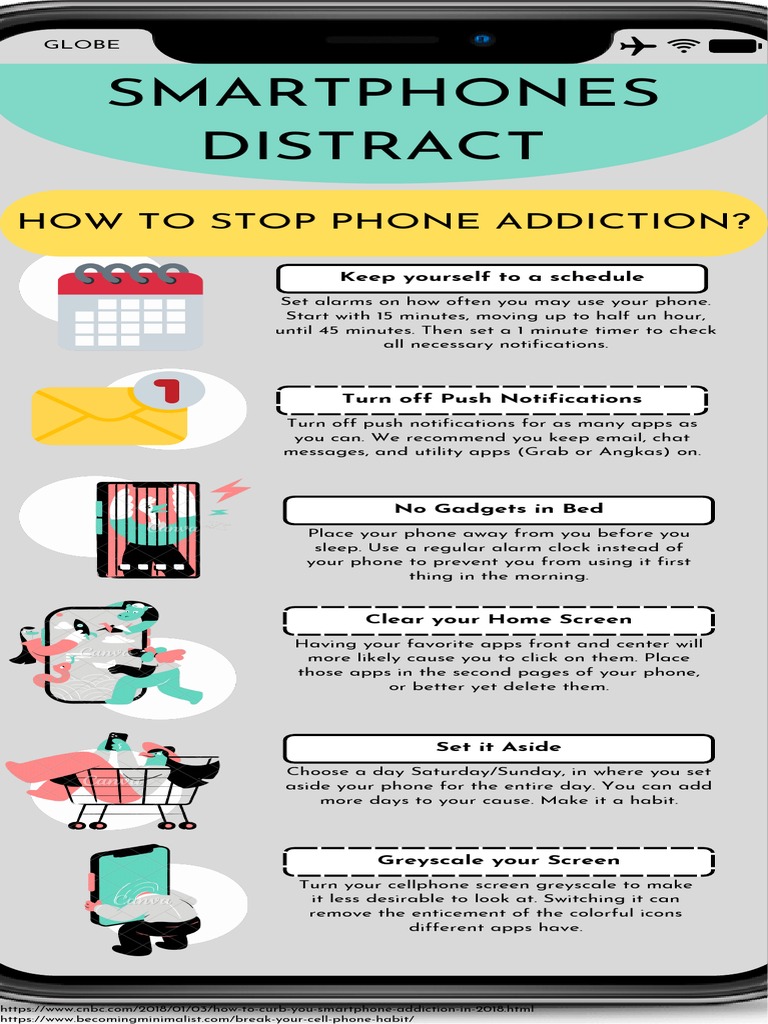 Infographic On Phone Addiction | PDF | Software | Computing