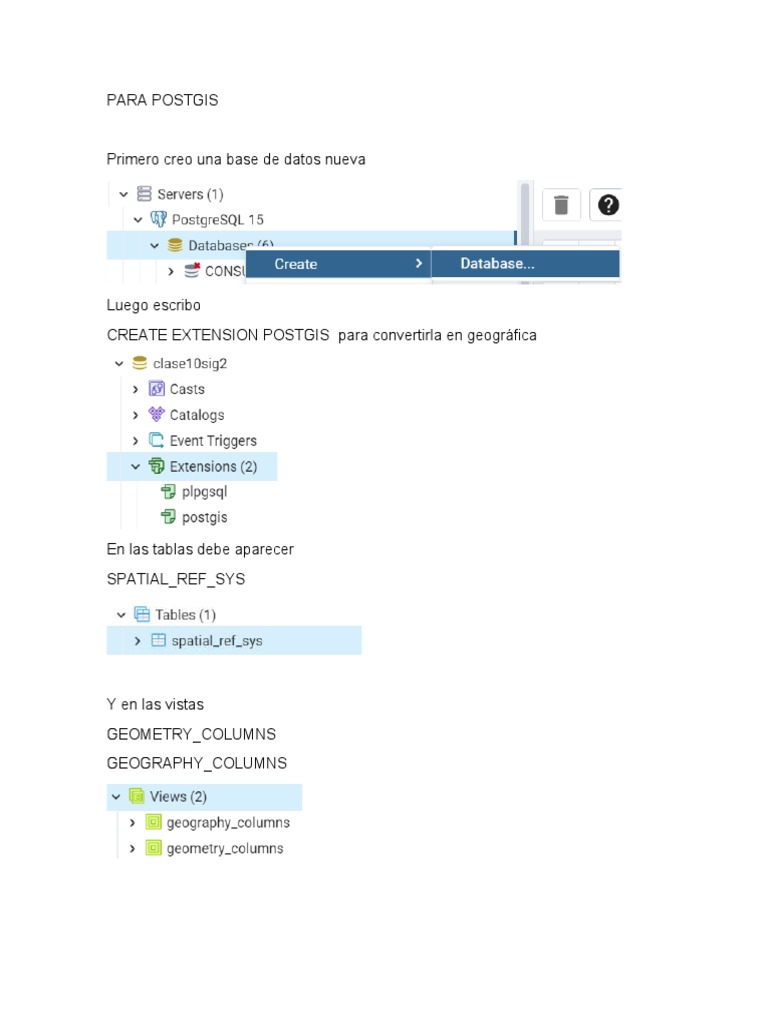 CLASE_10_POSTGIS | PDF | SQL | Ingeniería de software