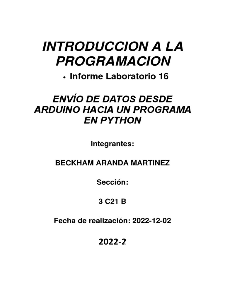 Laboratorio 16 - Calificado C5 | PDF | Programación de computadoras ...