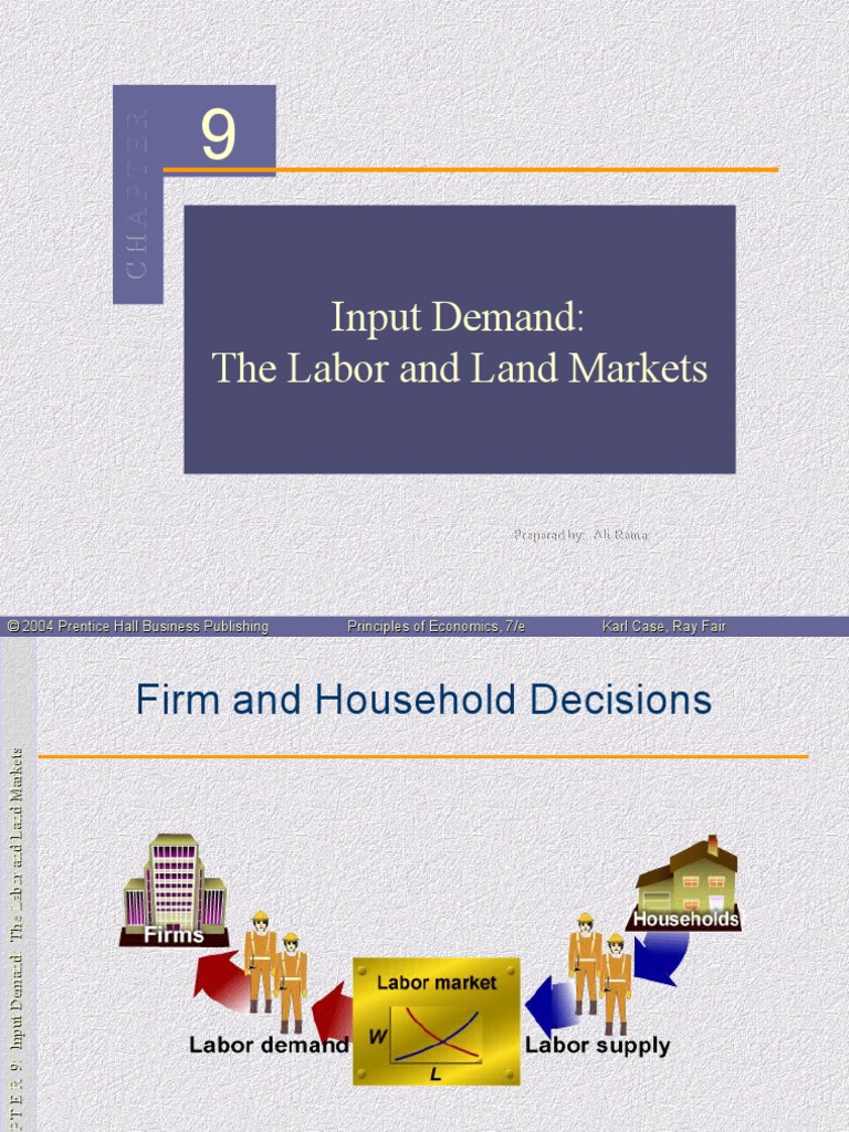ch09 - Input Demand The Labor and Land Markets | PDF