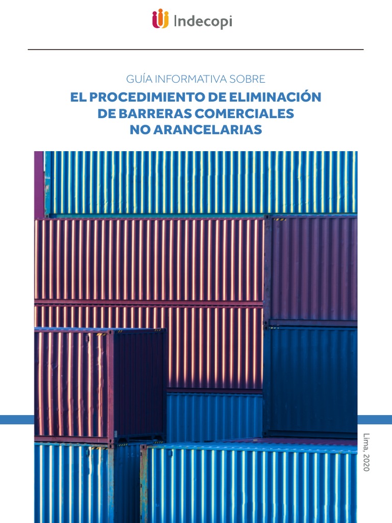 Guía Sobre Barreras Comerciales No Arancelarias | PDF | Barreras no arancelarias al comercio ...