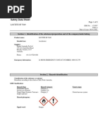 SDS Petron Diesel MAX | PDF | Dangerous Goods | Toxicity