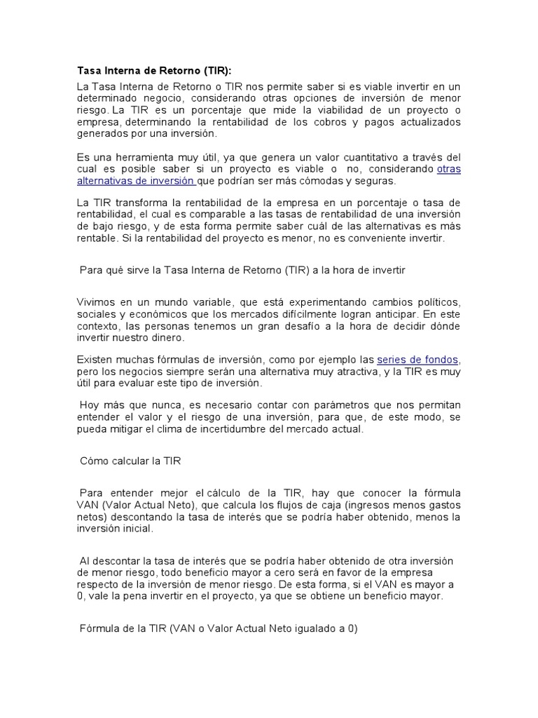 Unidad 6 de Costos | PDF | Tasa interna de retorno | Economias