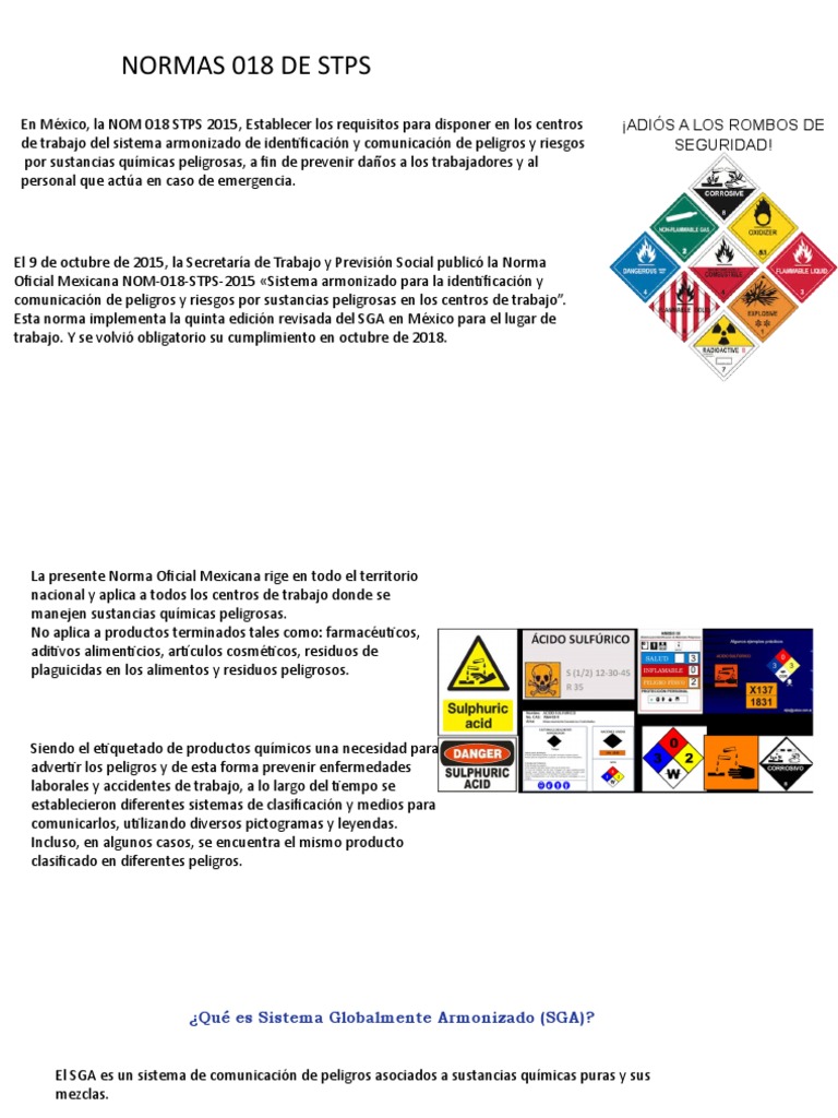 Normas 018 de STPS | PDF | México