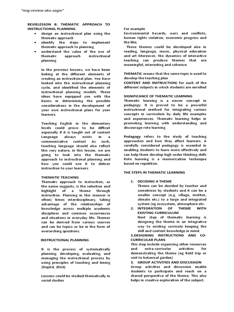 English Reviewer For Exam | PDF | Educational Assessment ...