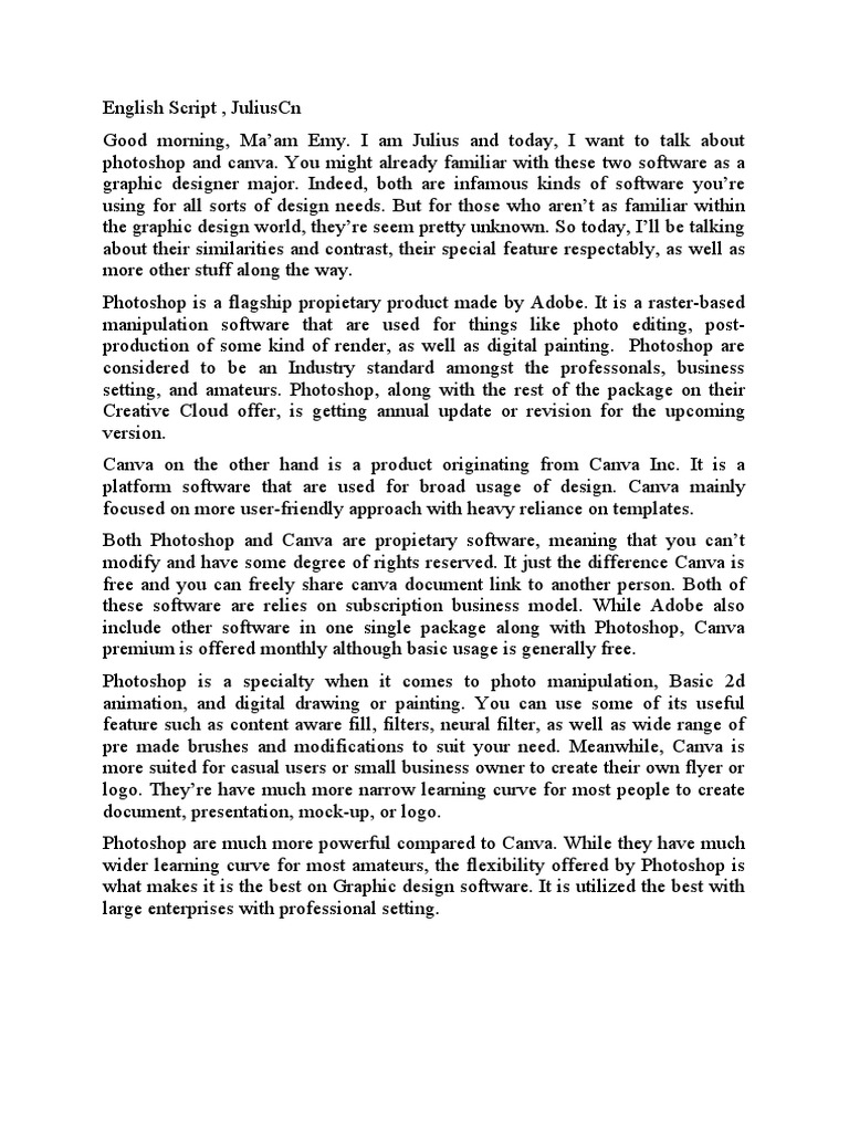 English Script | PDF