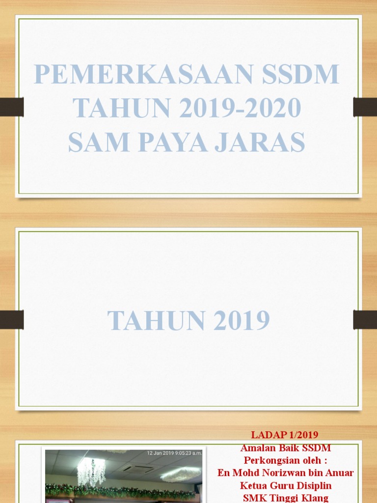 Amalan Baik SSDM 2019-2020 | PDF