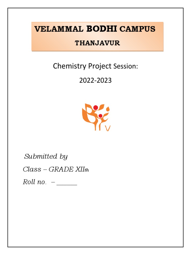 GRADE XII Chemistry Project | PDF | Digestion | Saliva