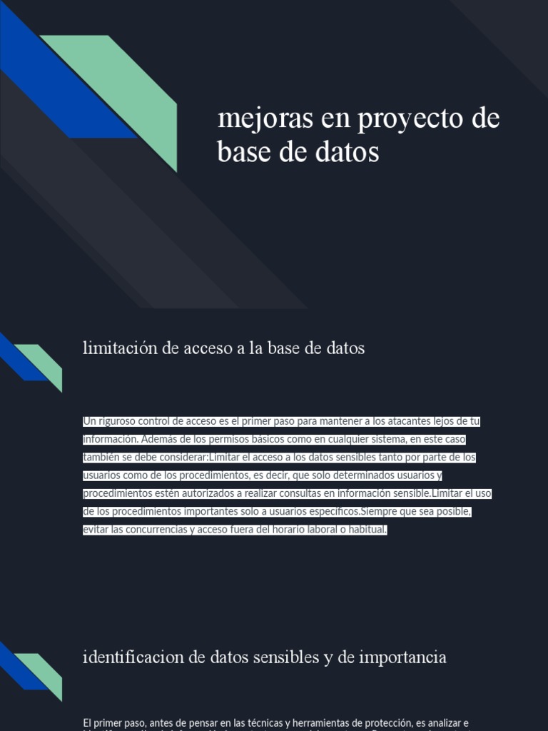Presentación Sin Título | PDF | Bases de datos | Información