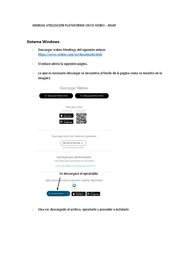 Guía paso a paso para la instalación y uso de la plataforma Cisco Webex ...