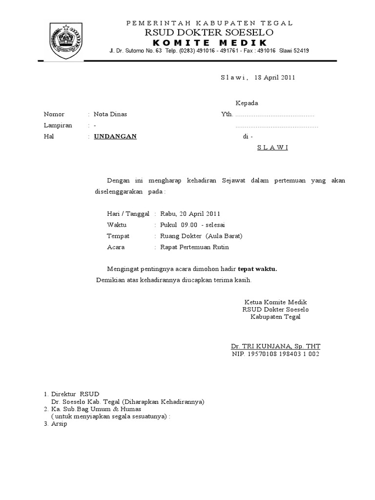 Undangan Yanmed | PDF