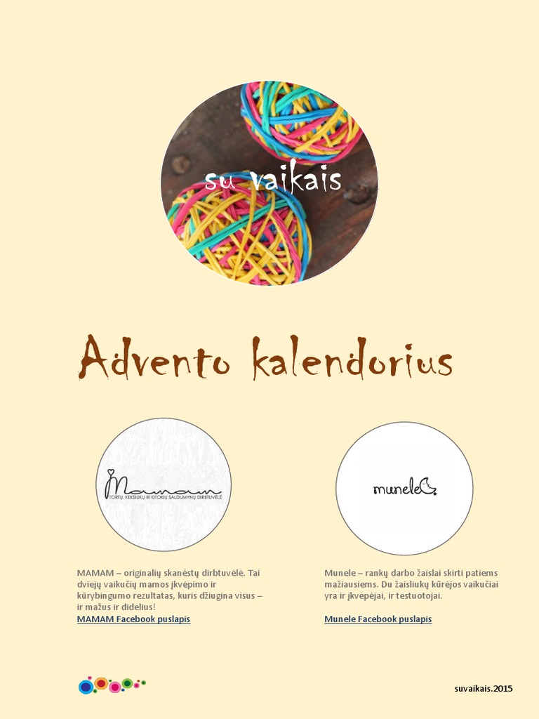 Advento Kalendorius. Su Vaikais | PDF