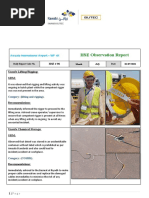 Site Observation Report | PDF | Safety | Business