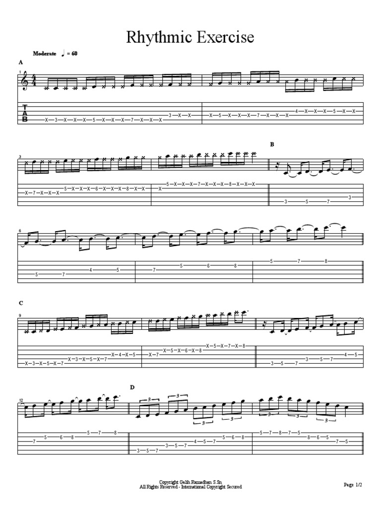 Rhythmic Exercise | PDF