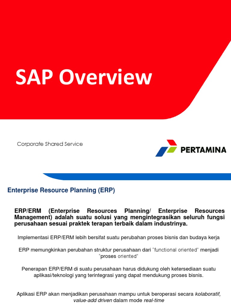 SAP Modul PM - 00 SAP Overview | PDF