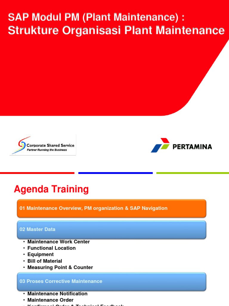 SAP Modul PM - 01 PM Organization Structure | PDF