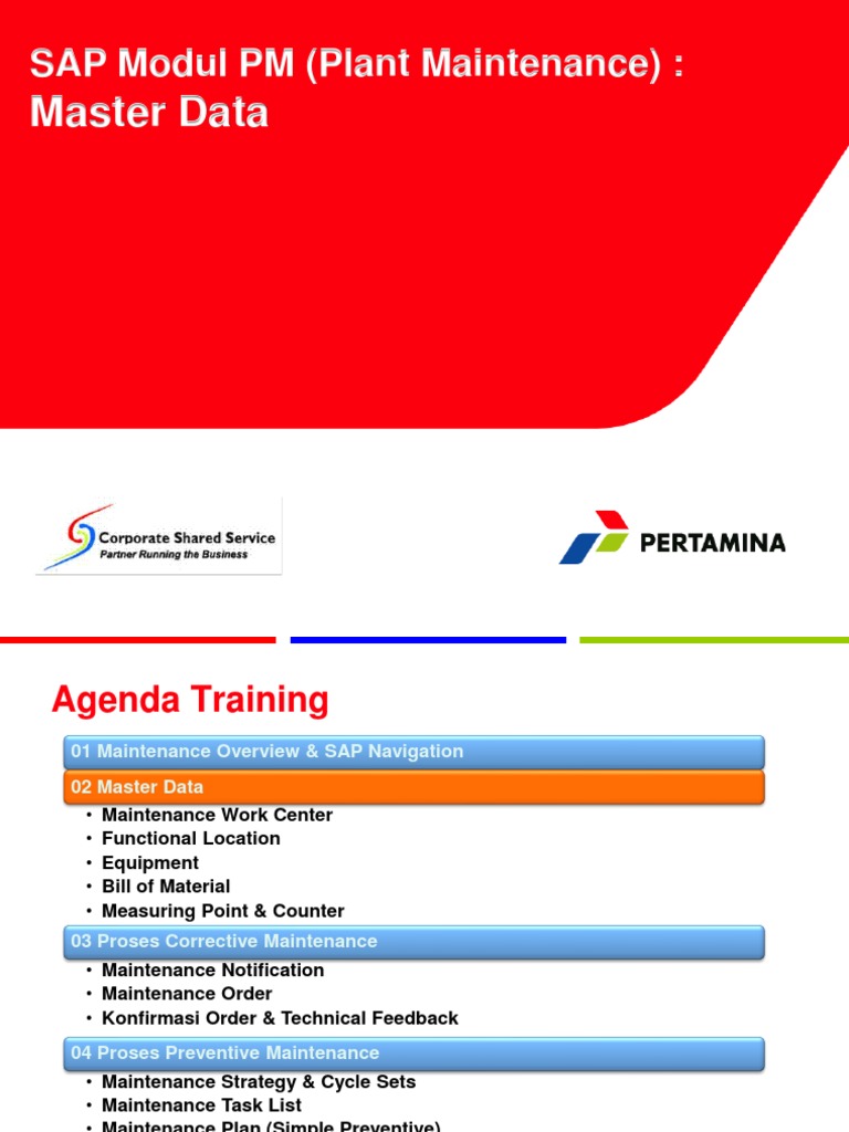 Master Data dalam SAP Modul PM | PDF