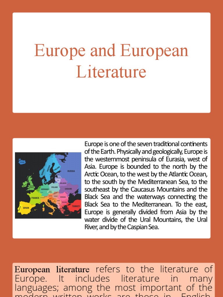 European Literature | PDF | Europe | Romanticism