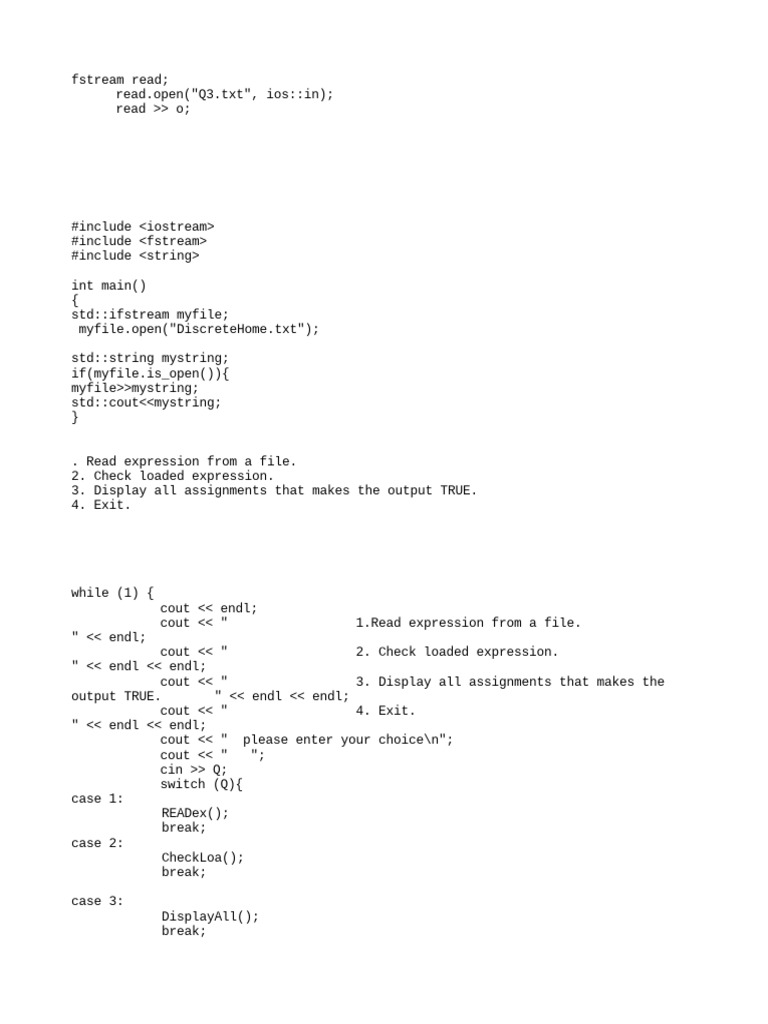 File-Based Expression Evaluator | PDF