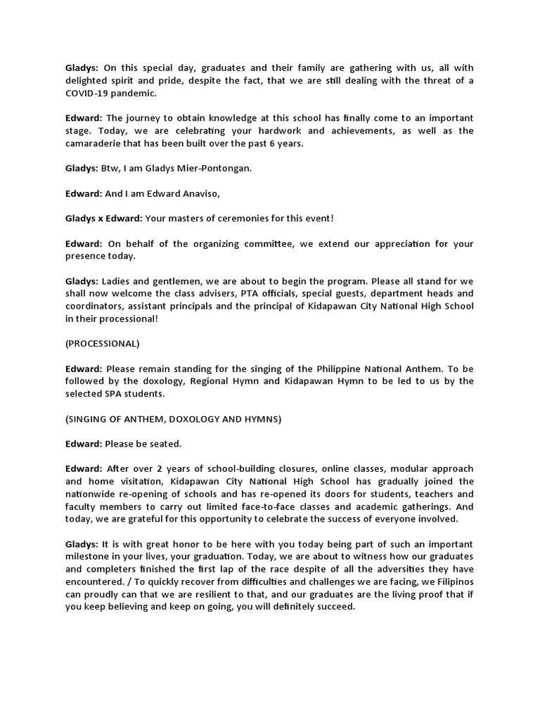 Script Final Najud Ni | PDF