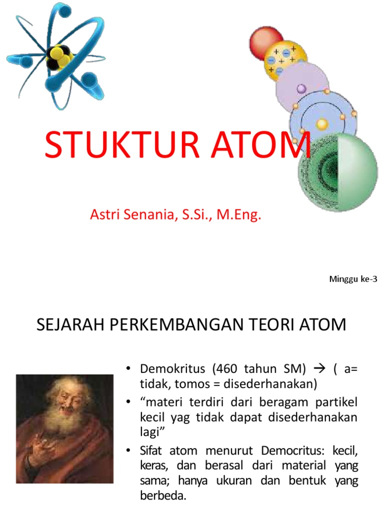 Teori dan Struktur Atom Modern | PDF