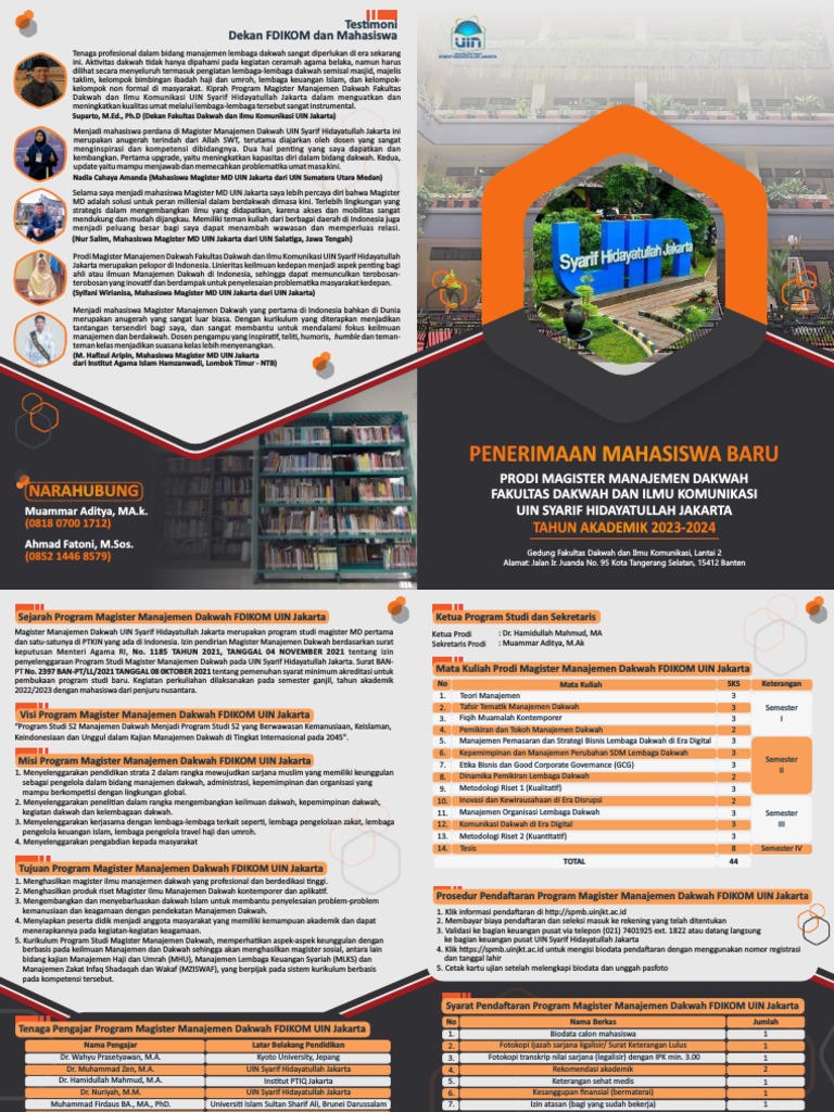 Brosur Magister MD | PDF